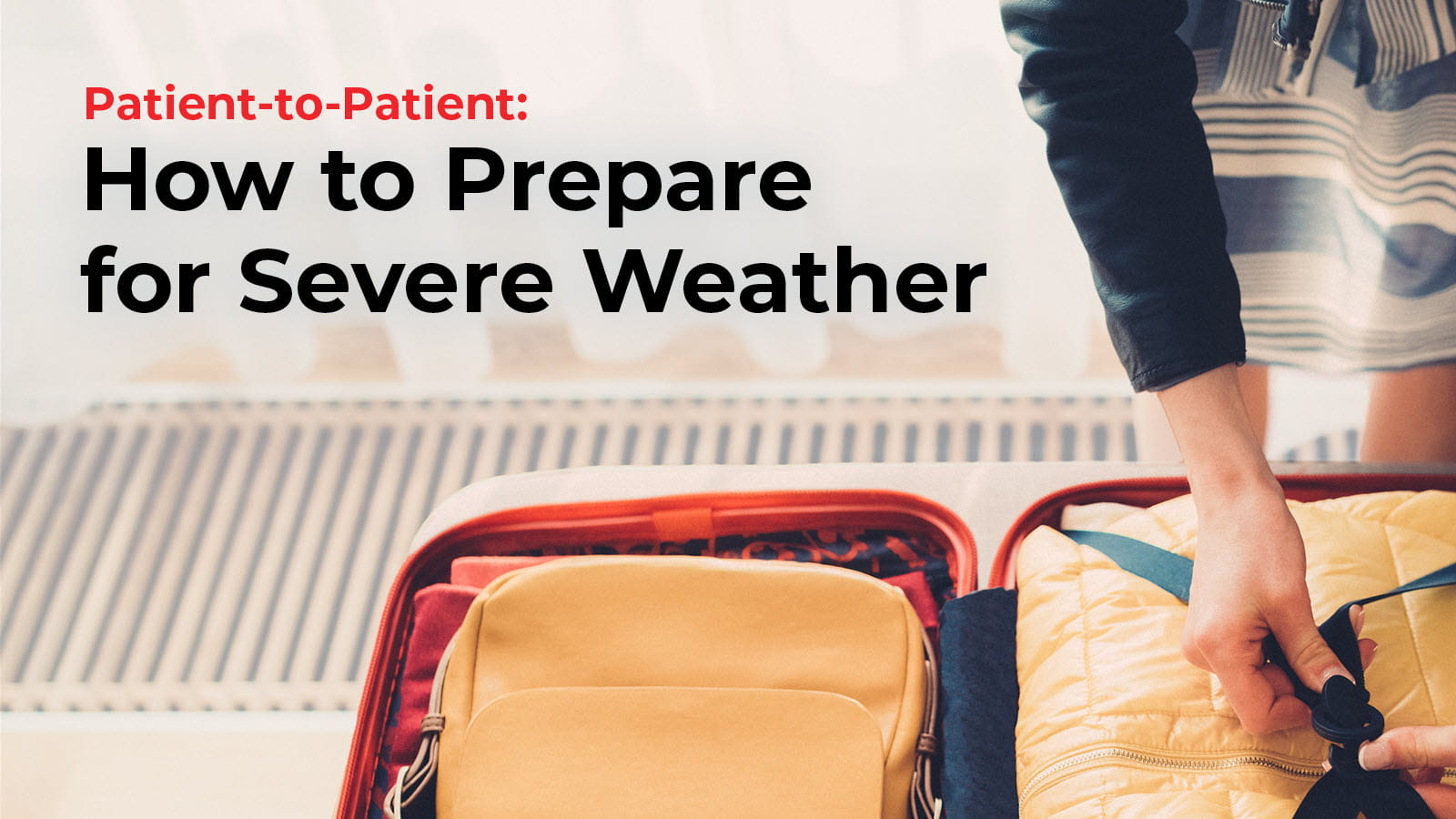 Preparing for Rough Weather